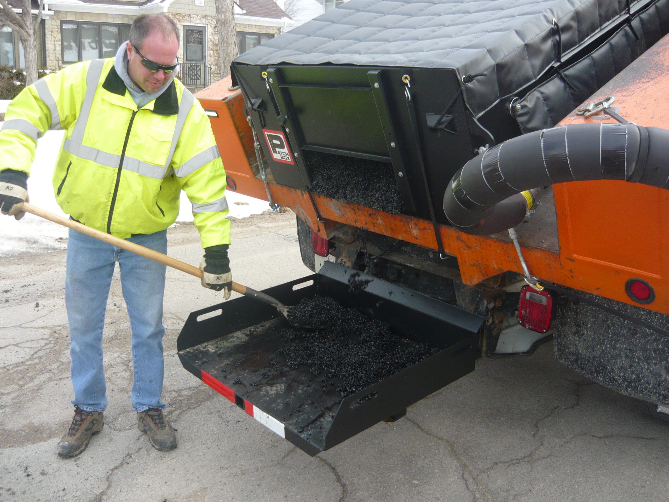 Low Cost Asphalt Hot Box by PatchBox